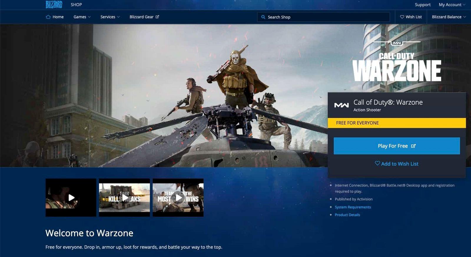 How To Download Call Of Duty: Warzone, Size and Platforms | Xfire